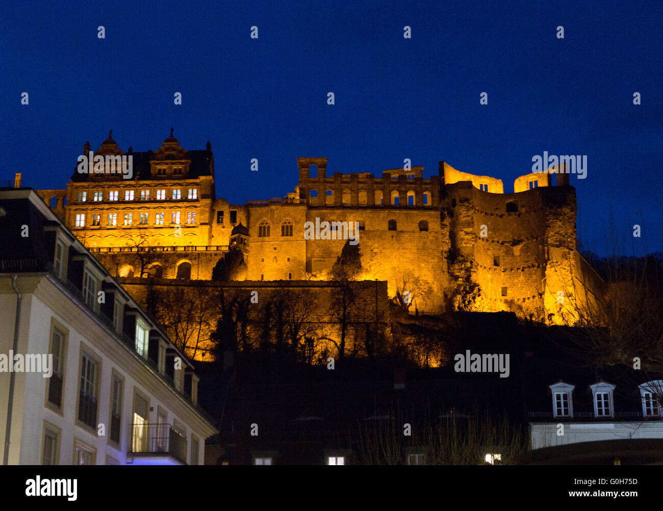 Heidelberg stone bridge gate hi-res stock photography and images - Alamy