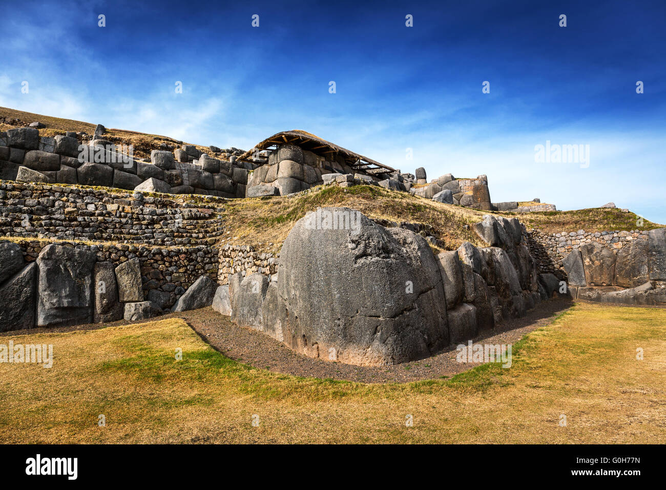 Inca ancient fortress Stock Photo - Alamy