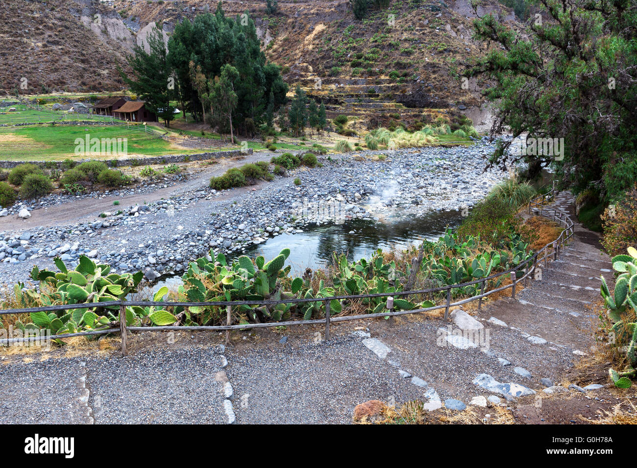 river and hiking trails Stock Photo - Alamy