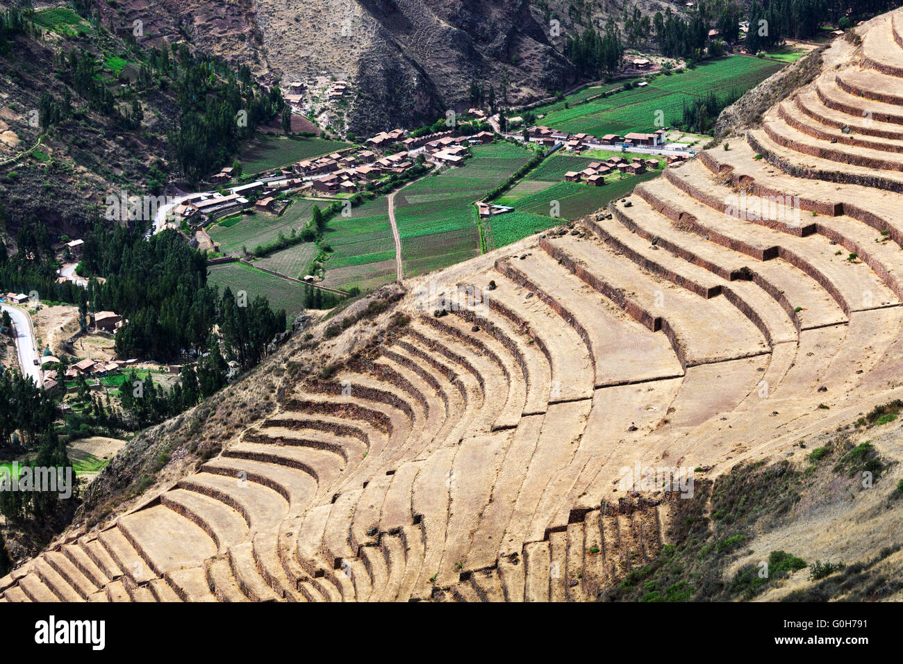 dried grass in the ancient terraces Stock Photo - Alamy