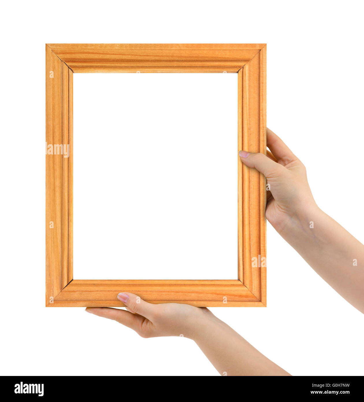 Frame in hands Stock Photo - Alamy