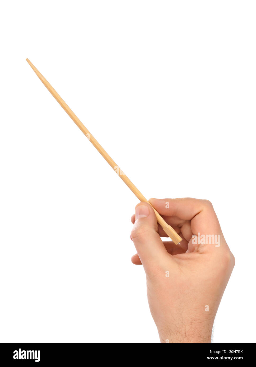 Music conductor hand Stock Photo - Alamy