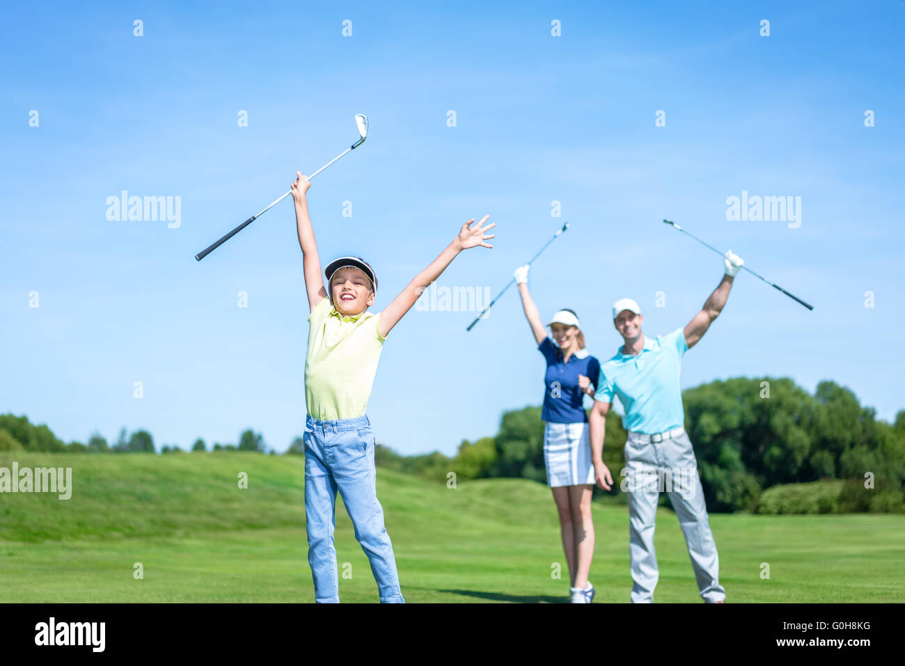 Boy with girls hi-res stock photography and images - Alamy