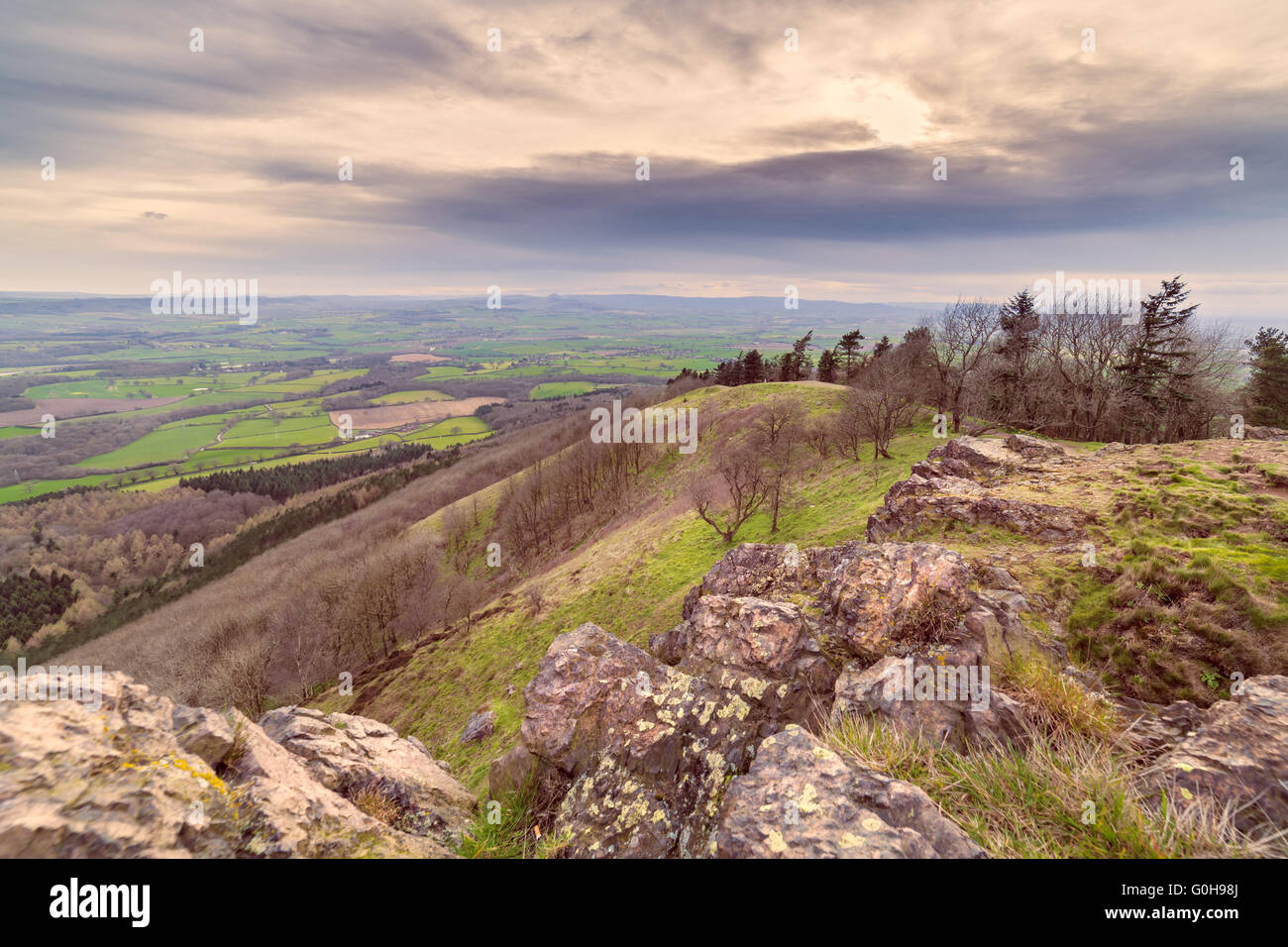 Scenic uk countryside aerial hi-res stock photography and images - Alamy