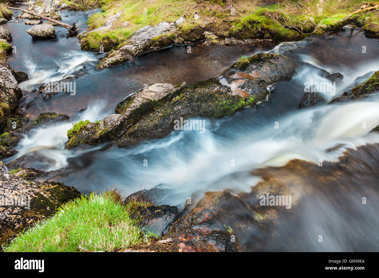 Cascades of Falling Water, Aerial View Stock Photo - Alamy