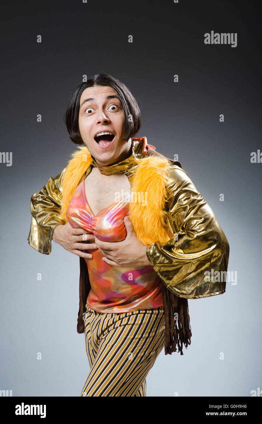 Young man in funny concept Stock Photo - Alamy