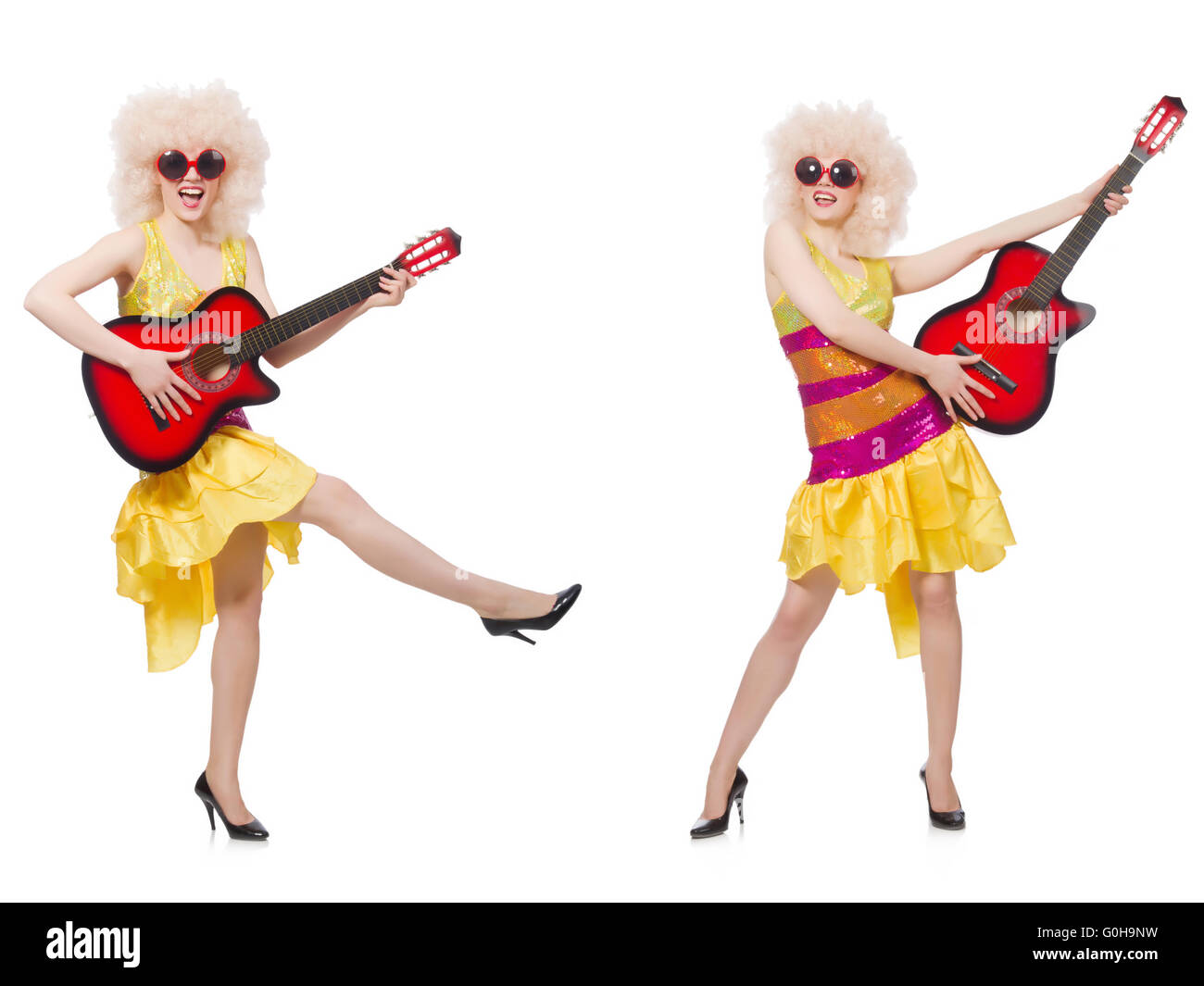 Female artist afro Cut Out Stock Images & Pictures - Alamy