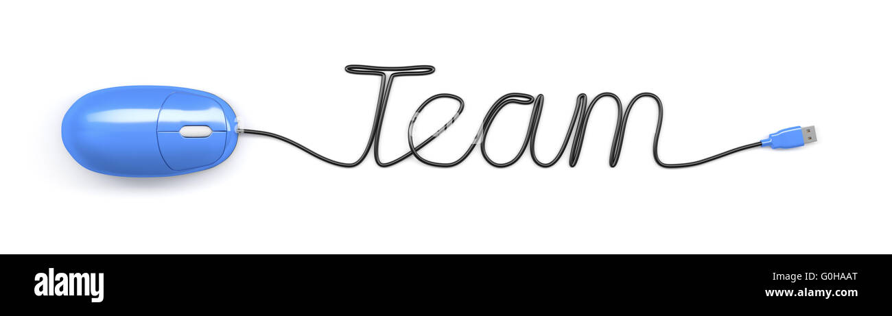 blue mouse team Stock Photo - Alamy
