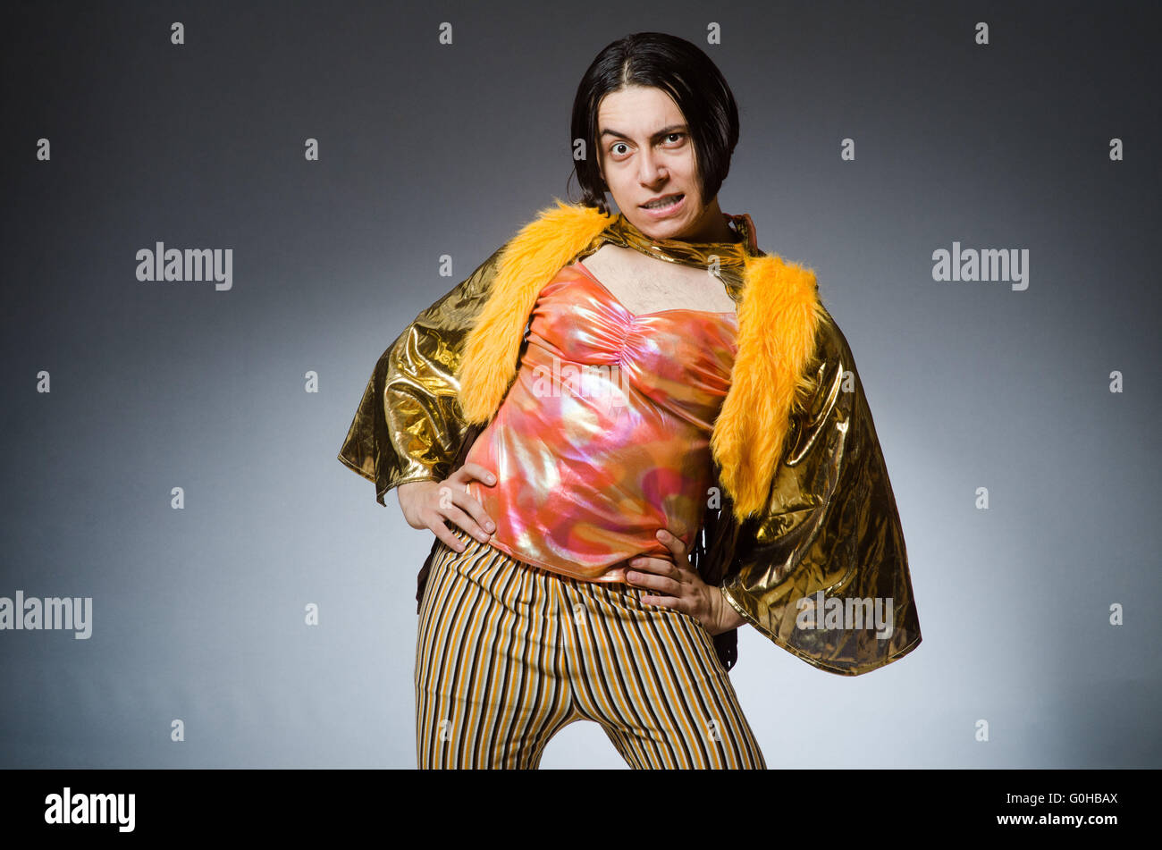 Young man in funny concept Stock Photo - Alamy
