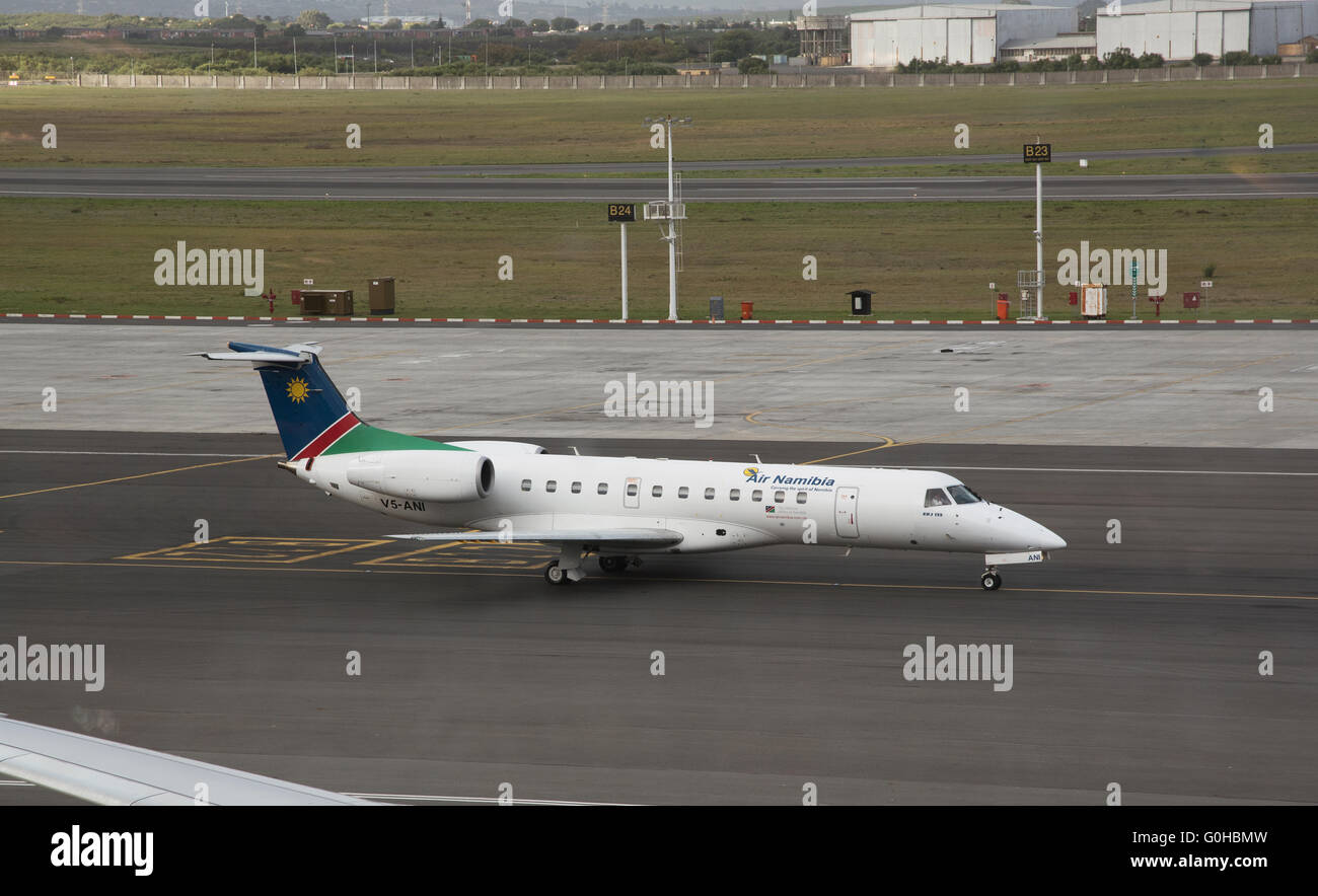 CAPE TOWN INTERNATIONAL AIRPORT SOUTH AFRICA An Air Namibian Embraer ...