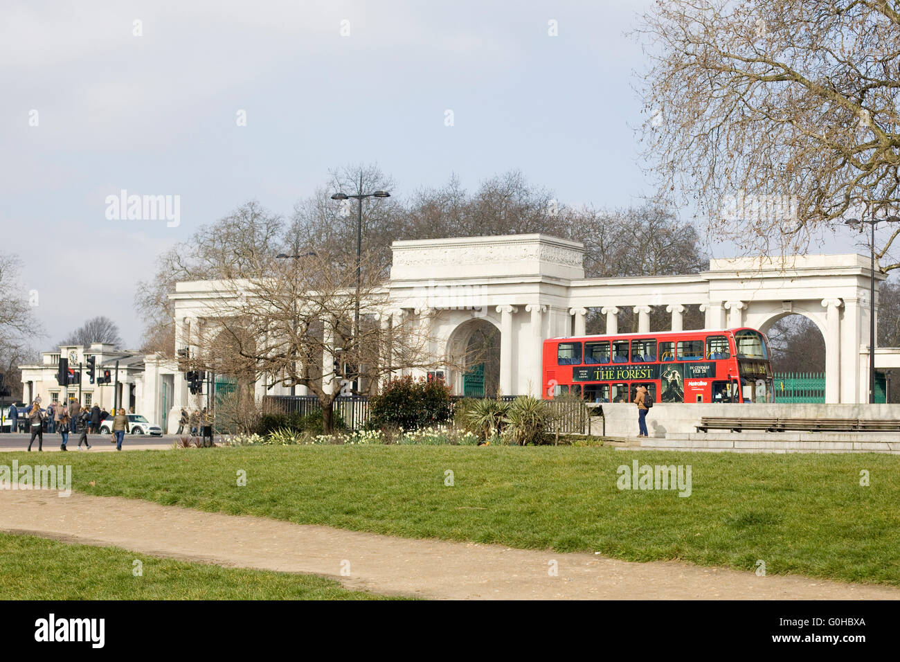 Apsley Gate, The Grand Entrance to Hyde Park Stock Photo - Alamy