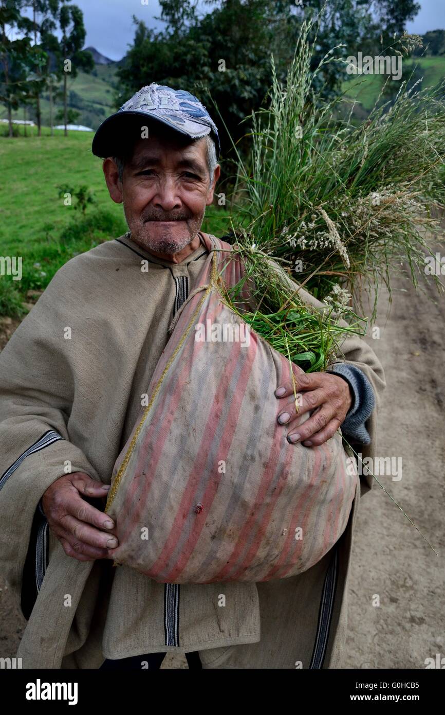 Farmer in Pulun " Las Huaringas " - HUANCABAMBA.. Department of Piura ...