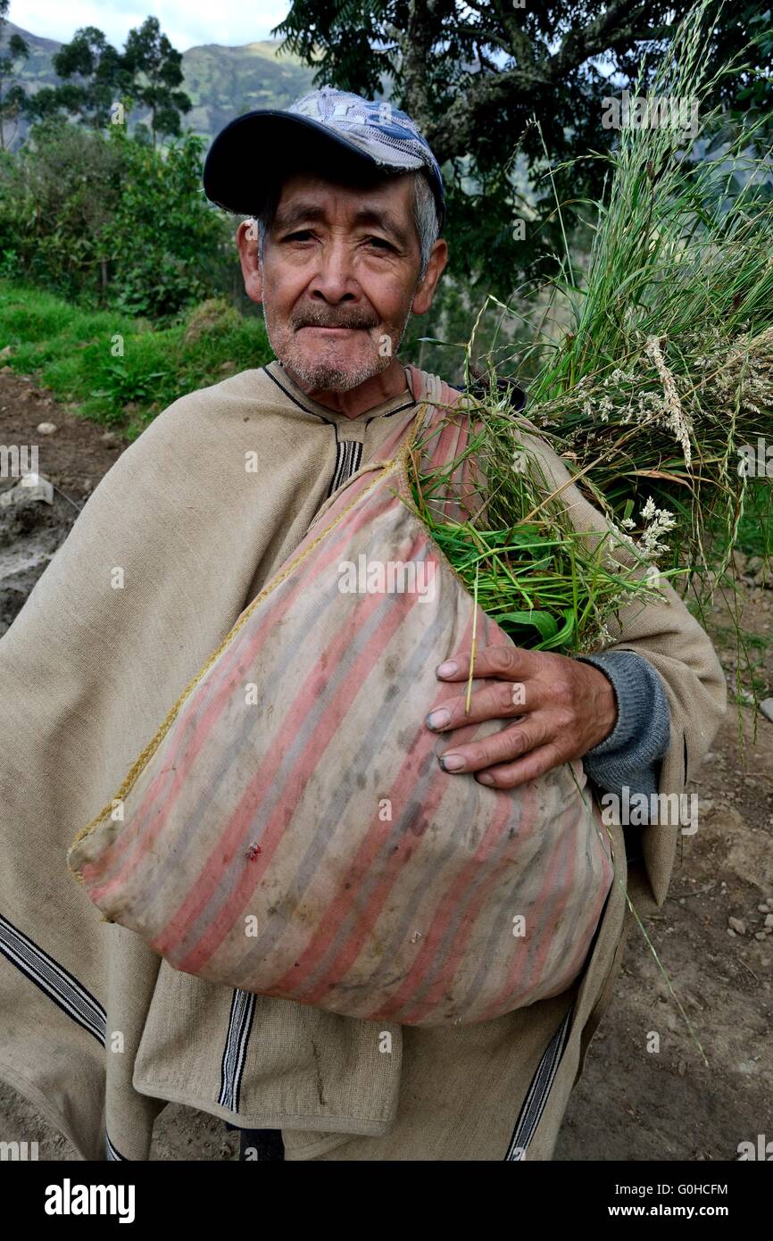 Farmer in Pulun " Las Huaringas " - HUANCABAMBA.. Department of Piura ...