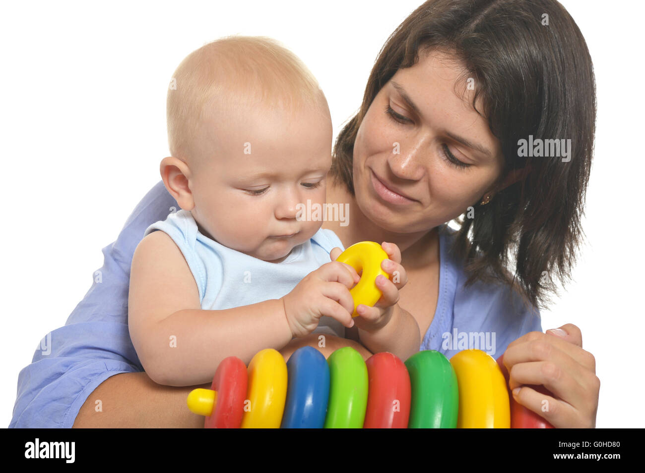 Cute baby playing Stock Photo - Alamy