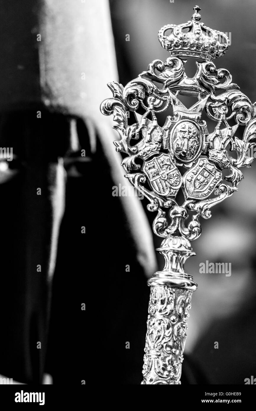 Pope procession Black and White Stock Photos & Images - Alamy