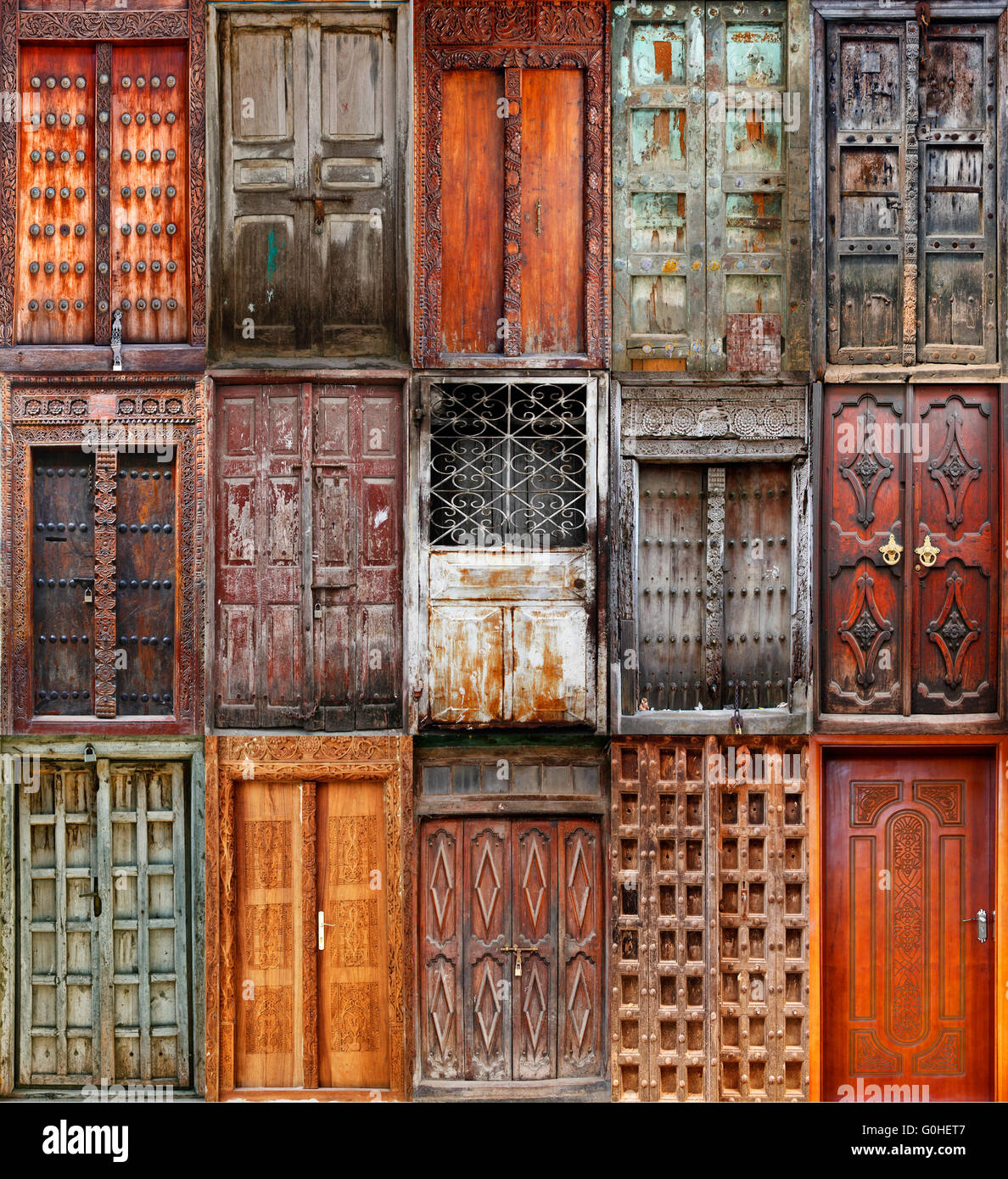 Multi colored doors hi-res stock photography and images - Alamy