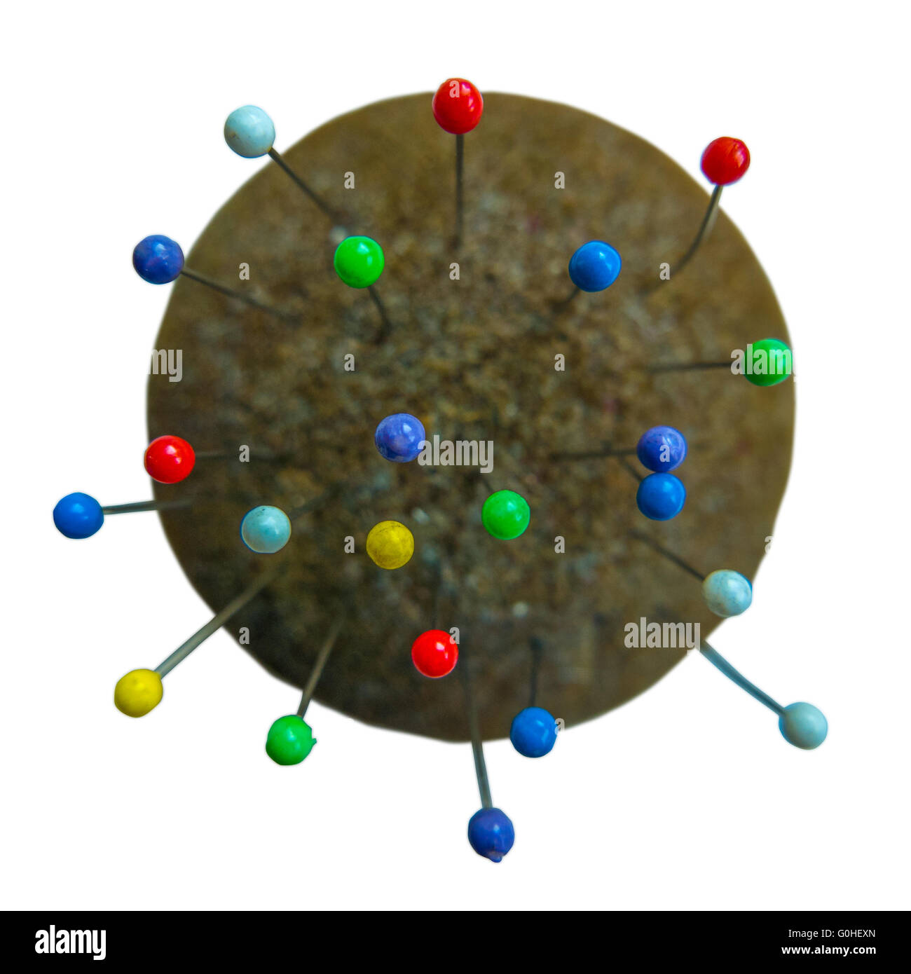 Pin cusion with pins hi-res stock photography and images - Alamy