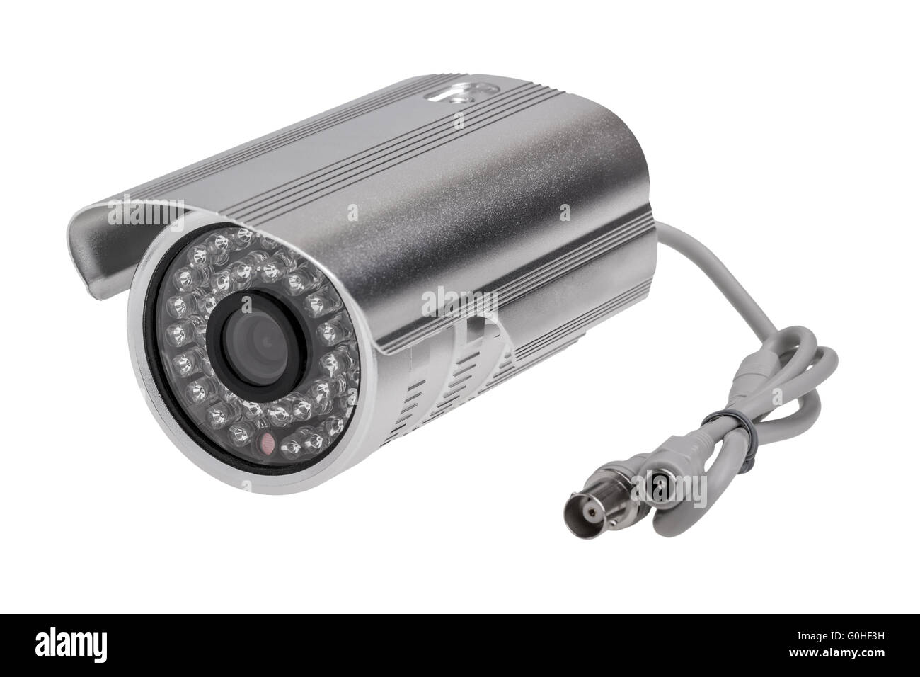 External security surveillance camera with night vision LED backlight ...