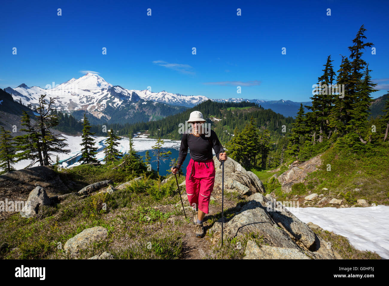 Hike in Baker Area Stock Photo - Alamy
