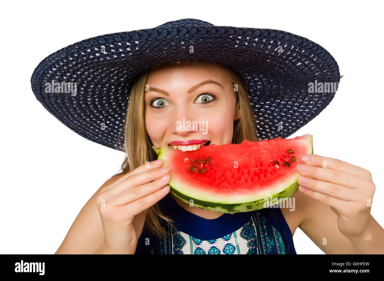 Fruit model beauty watermelon hi-res stock photography and images - Alamy