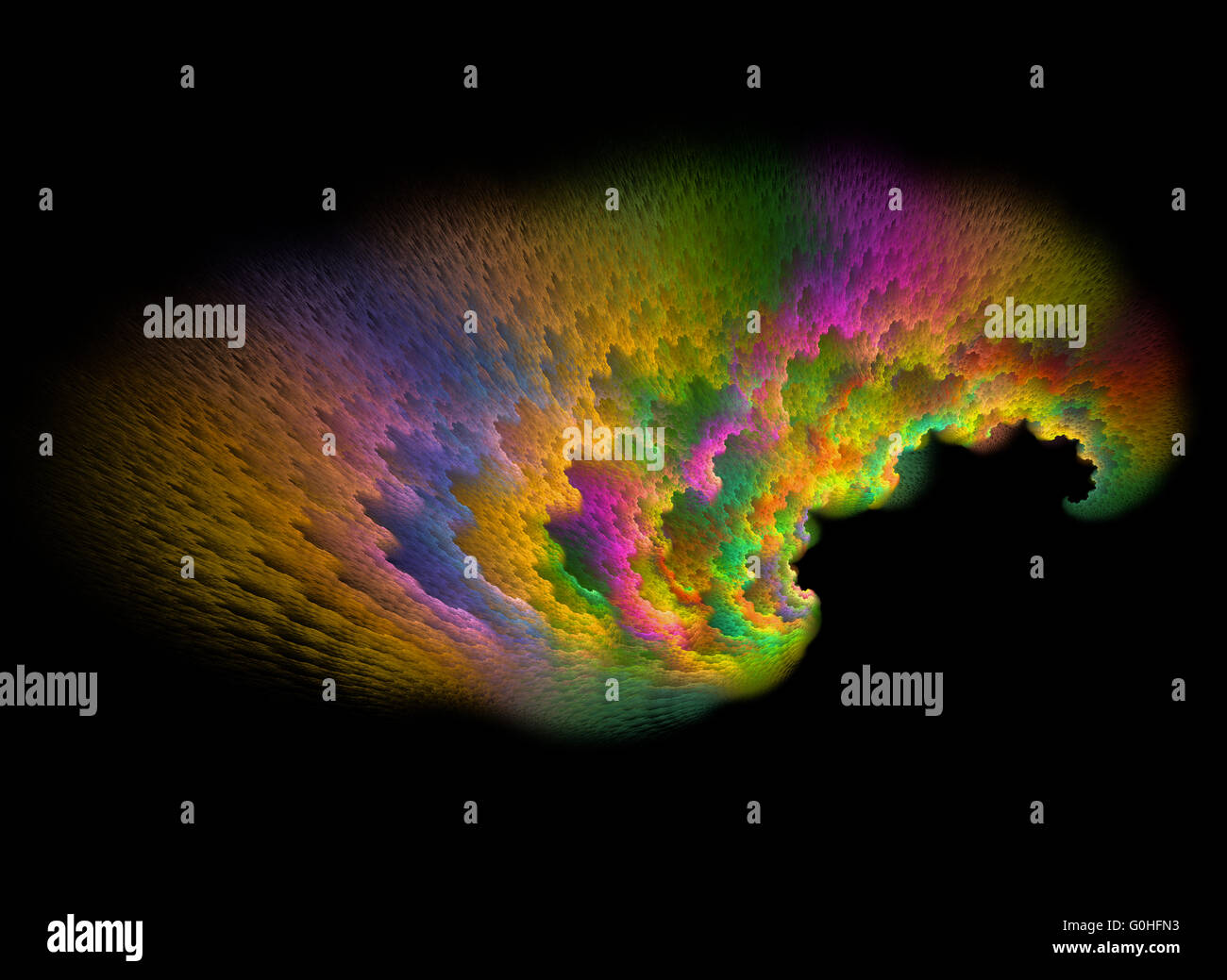 Multi Coloured Coral Stock Photo - Alamy