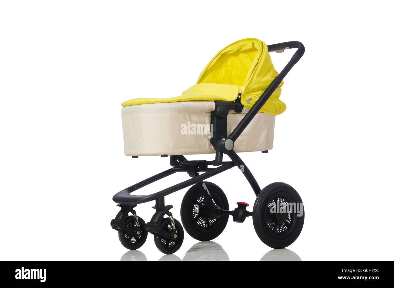 Child pram isolated on the white background Stock Photo - Alamy
