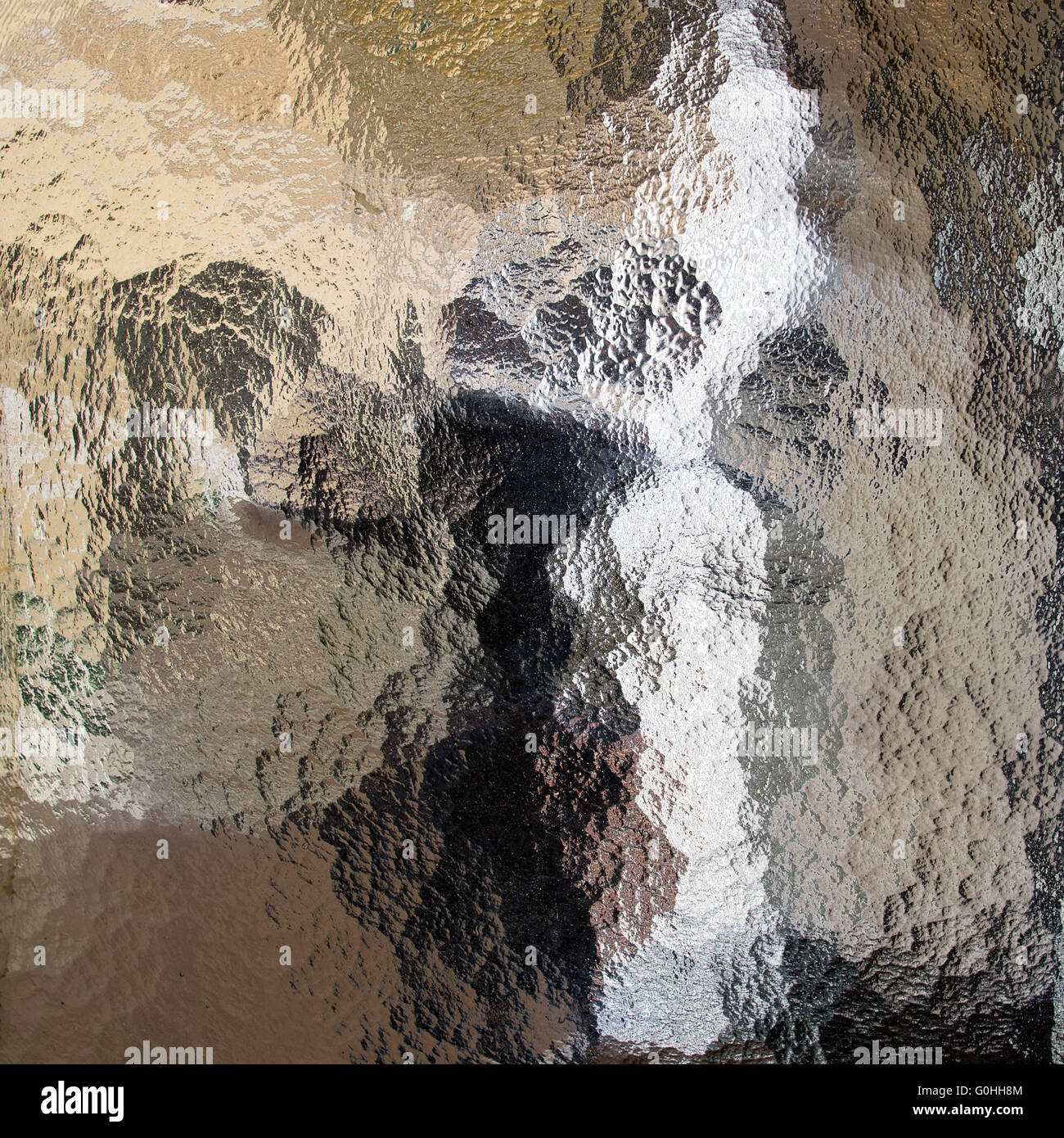 Abstract image, though glass. Looks like mother and child figures Stock ...