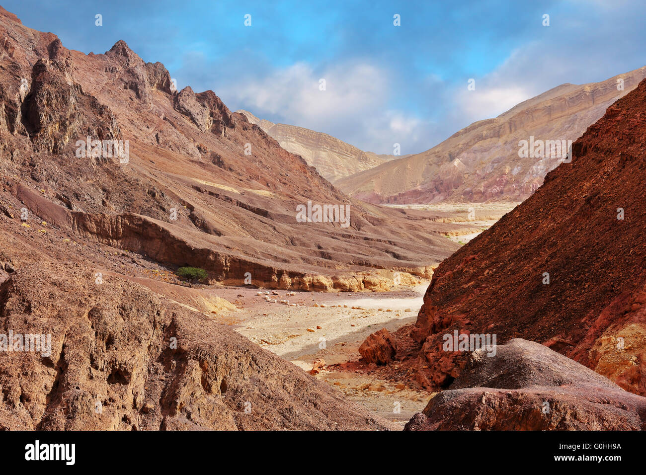 Multi-colored mountains of Eilat Stock Photo - Alamy