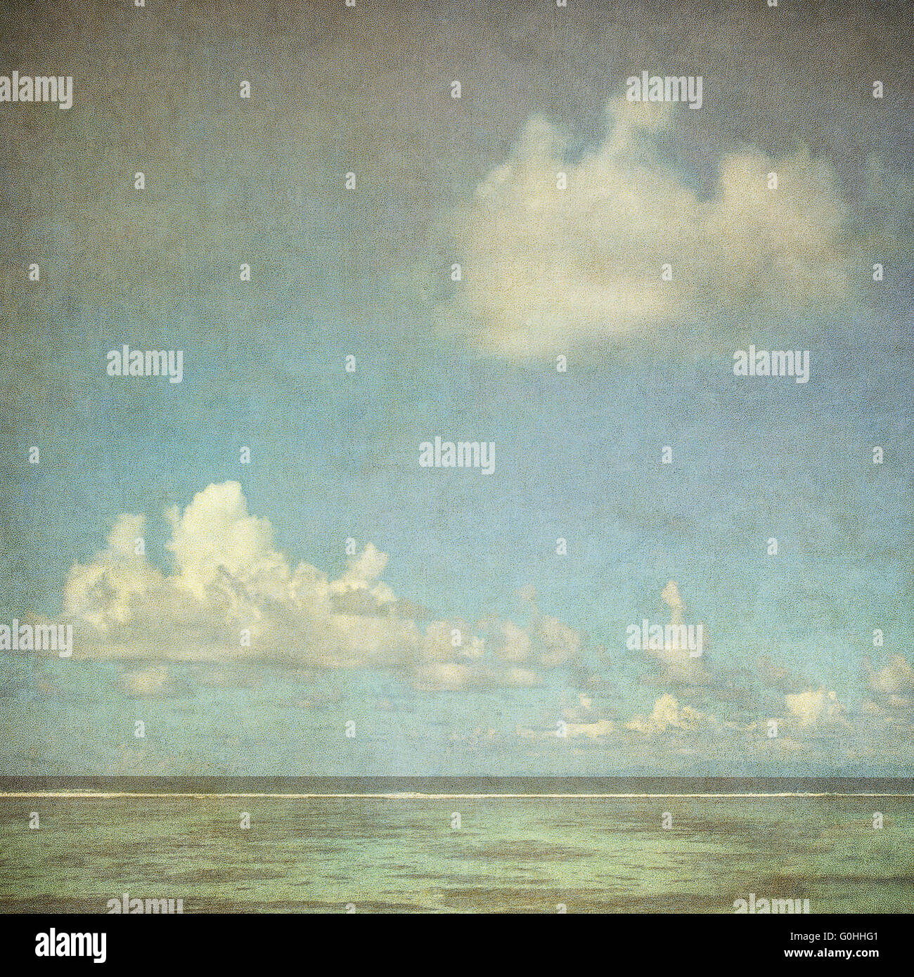 Landscape ocean cloudy sky background hi-res stock photography and ...