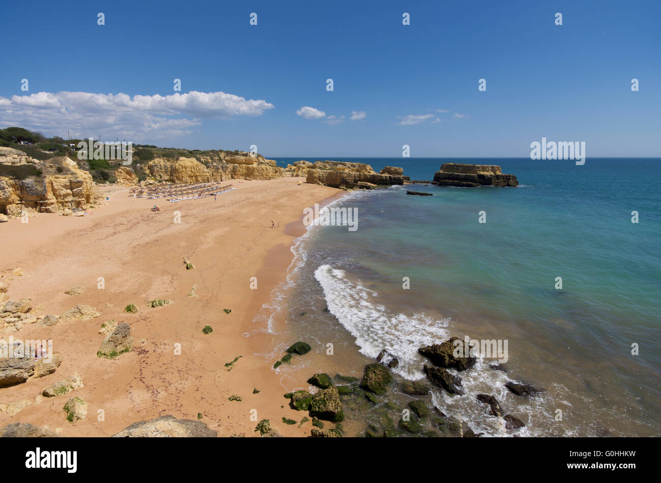 Praia da Gale East side, Algarve, Portugal Stock Photo - Alamy