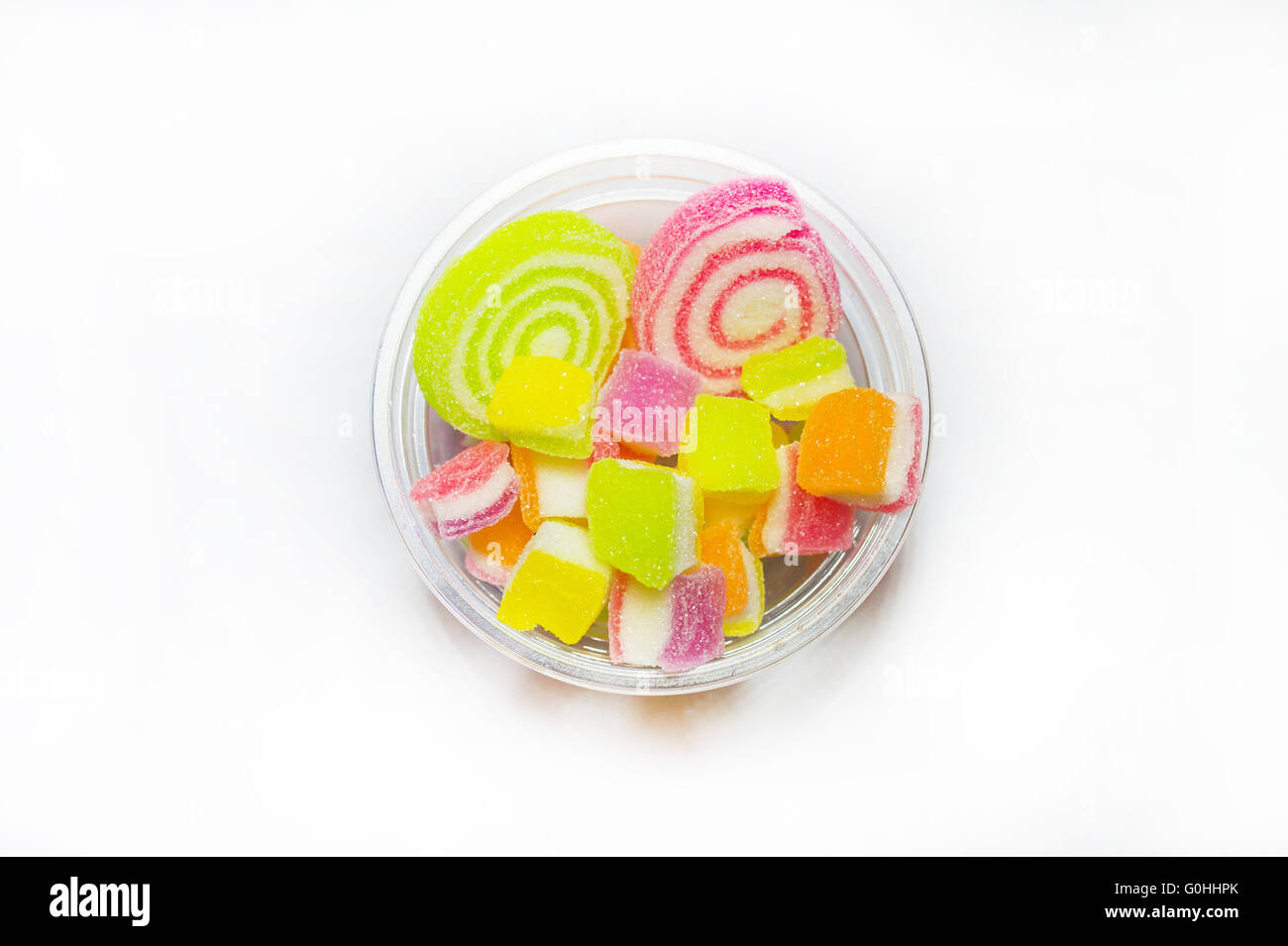 Colorful fruit flavored jelly hi-res stock photography and images - Alamy