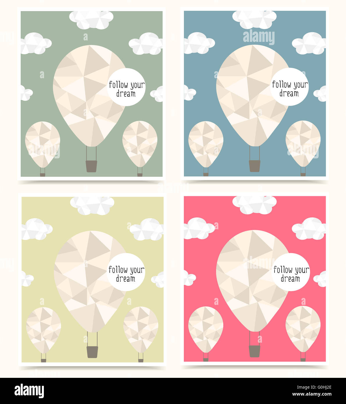 Red balloon message in sky hi-res stock photography and images - Alamy