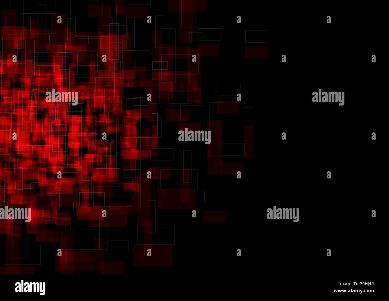 Dark red tech grunge squares background Stock Photo - Alamy