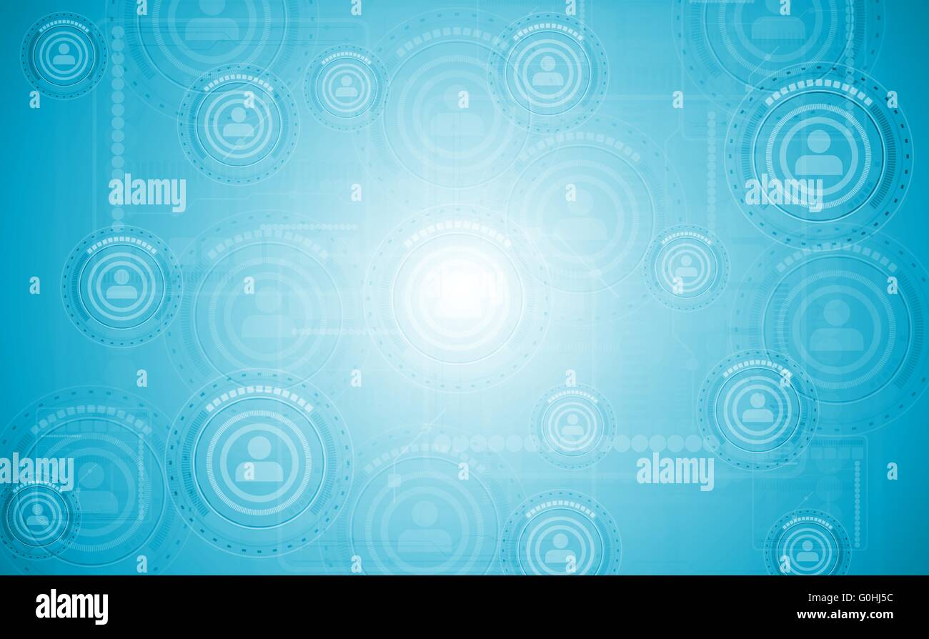 Light blue hi-tech background Stock Photo - Alamy