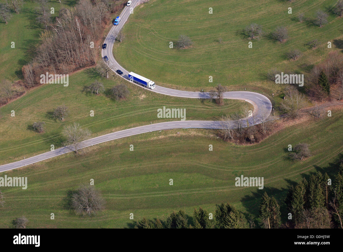 Hairpin curve hi-res stock photography and images - Alamy
