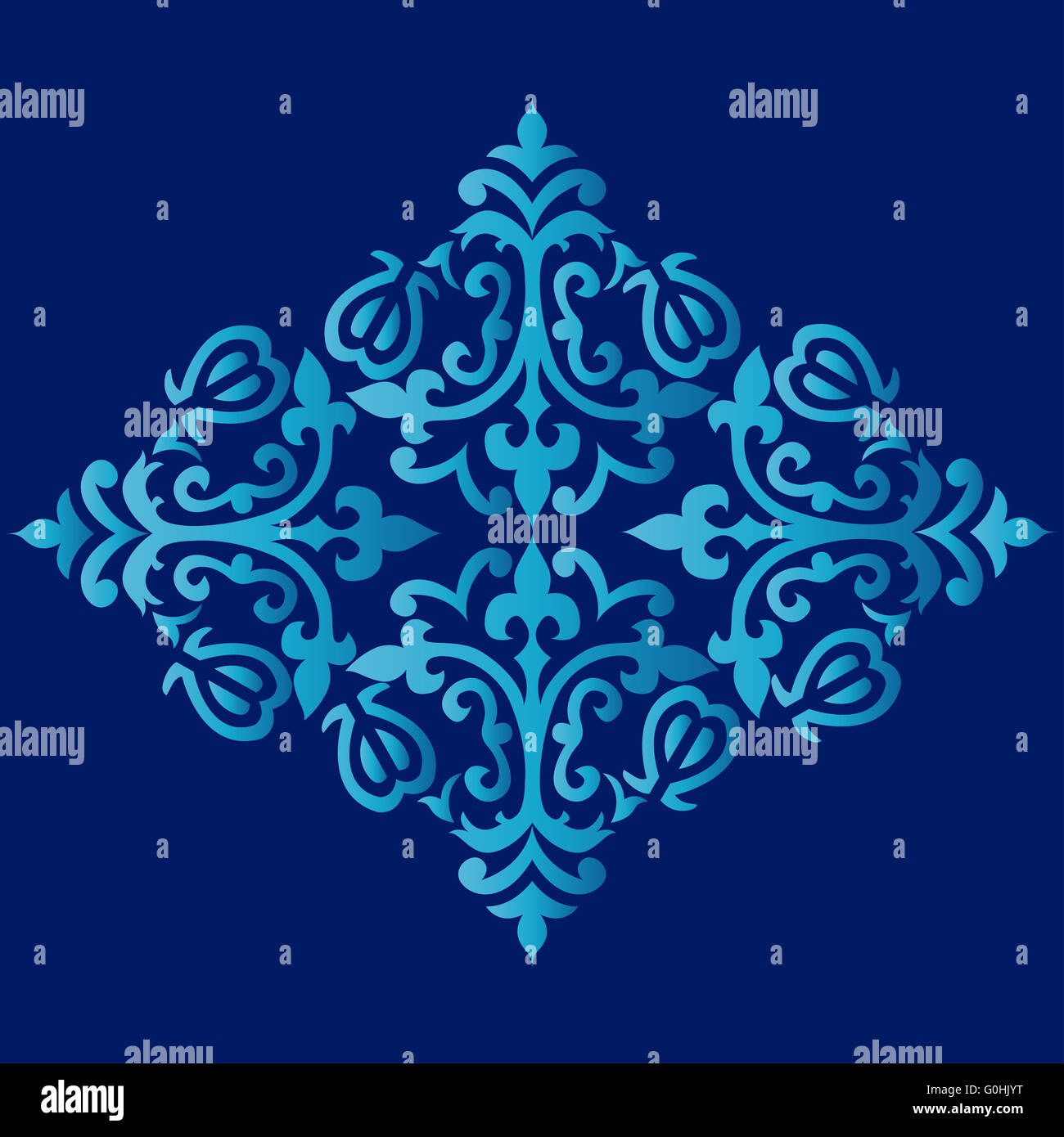Antique ottoman turkish pattern vector design sixty three Stock Photo ...