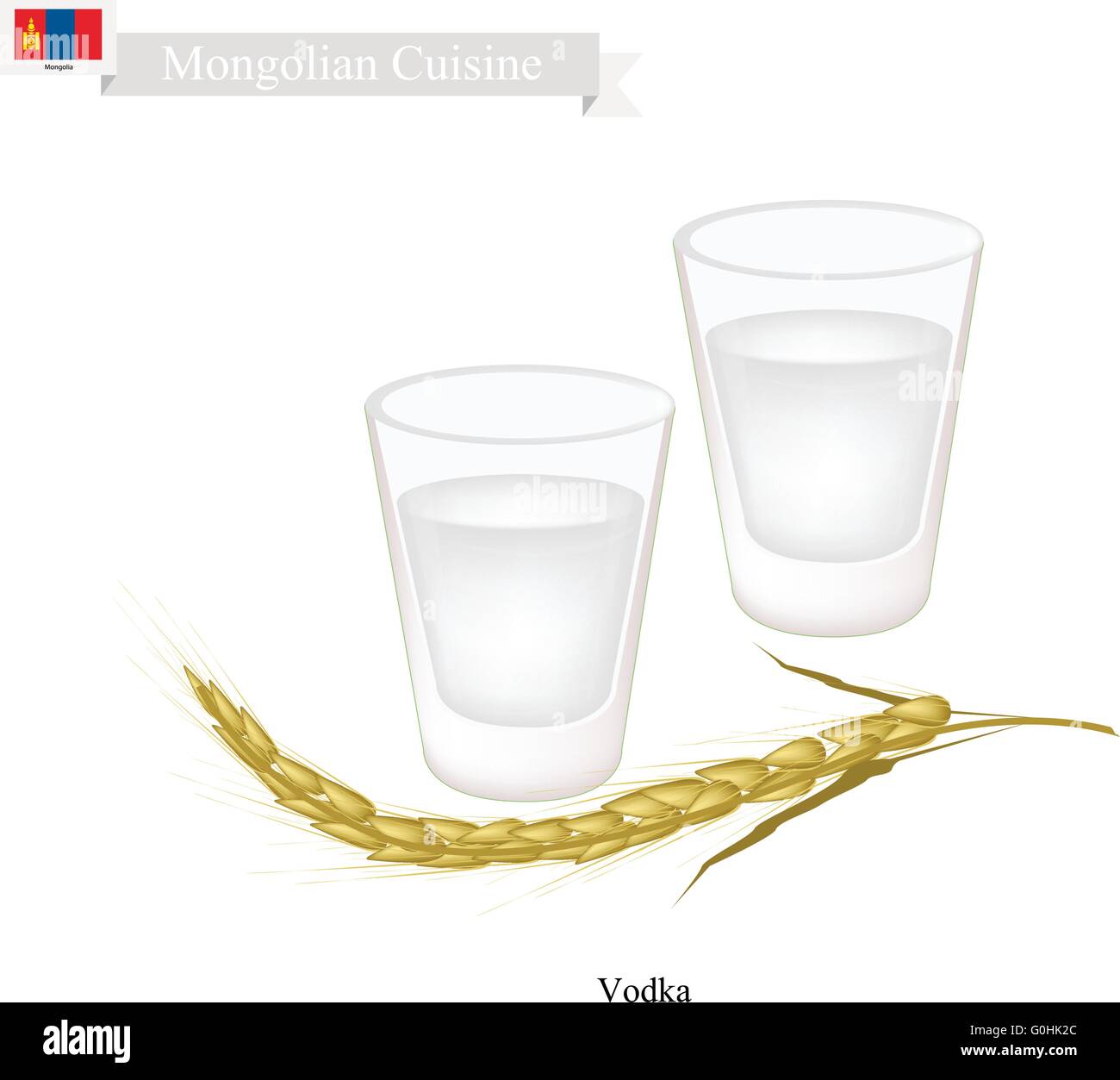 Mongolian alcohol Stock Vector Images - Alamy