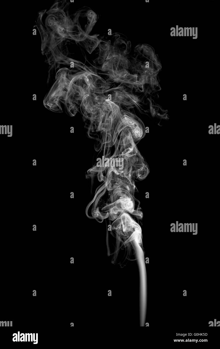 Abstract light smoke on a dark background Stock Photo - Alamy