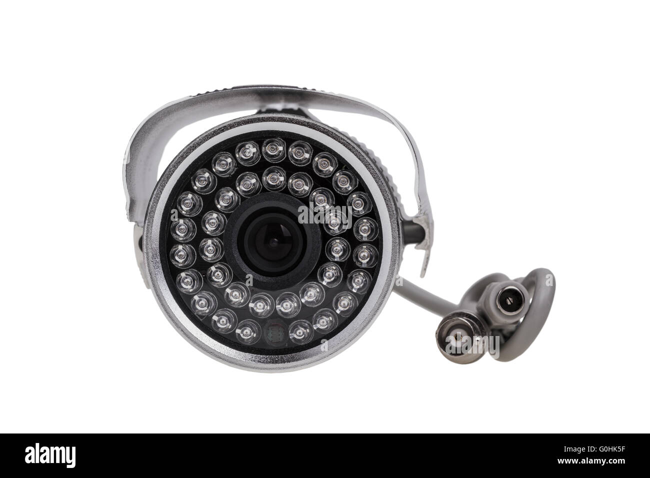 External security surveillance camera with night vision LED backlight ...