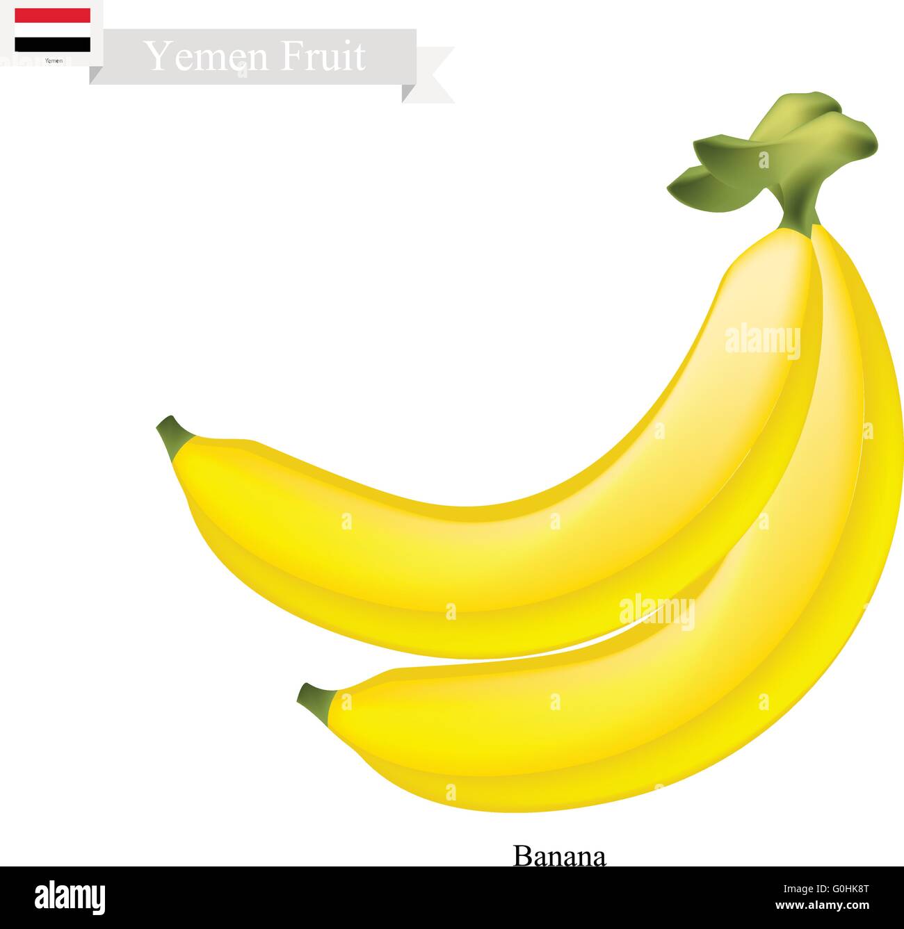 Yemen Fruit, Illustration of Banana. One of The Most Popular Fruits in ...