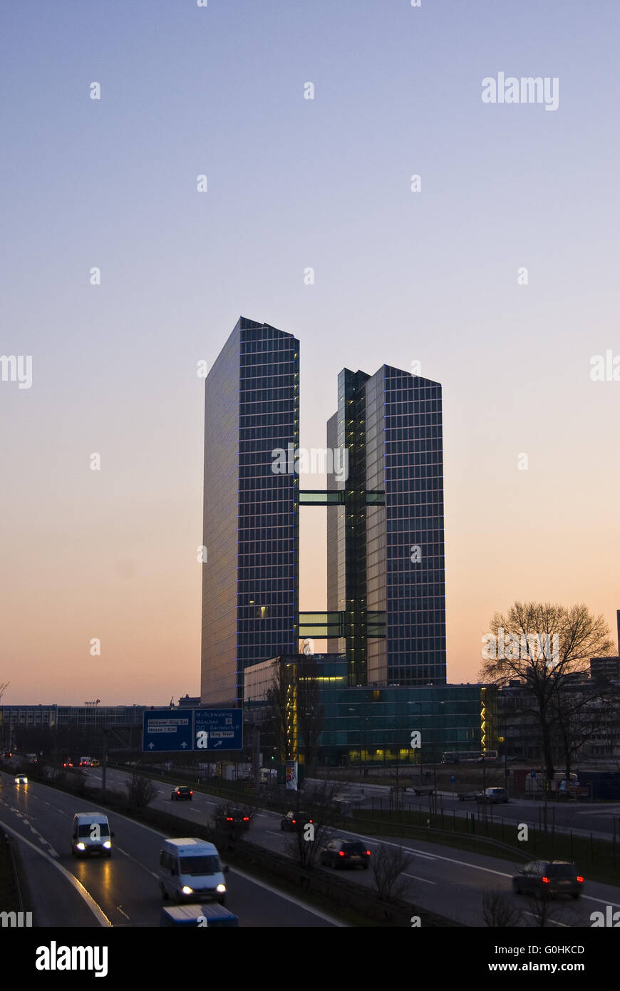 Munich Highlight Towers Stock Photo - Alamy