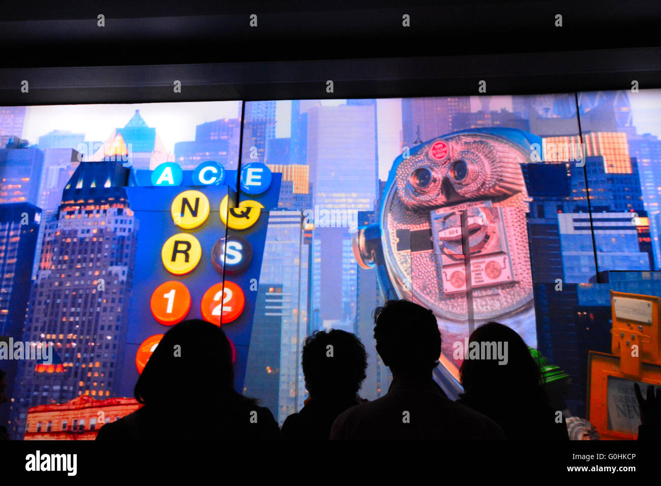 Visitors to the One World Observatory, World Trade Center, NYC, USA ...