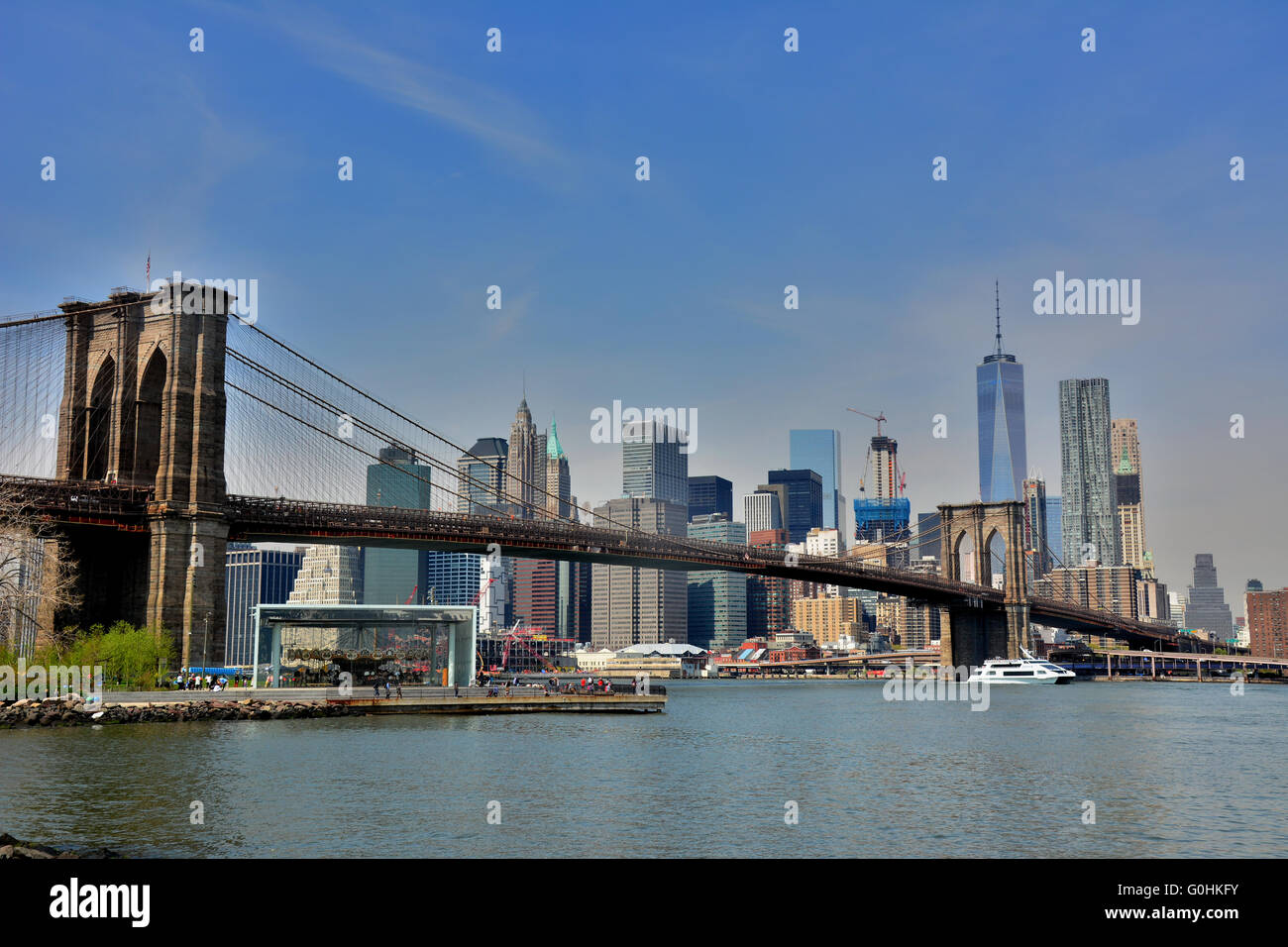 Manhattan Bridge Construction High Resolution Stock Photography and ...
