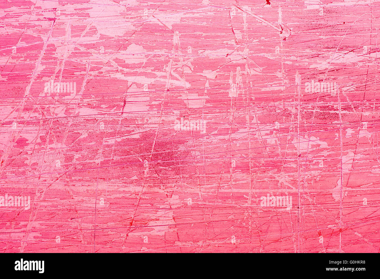 Pink coated steel grunge background with scratches Stock Photo - Alamy