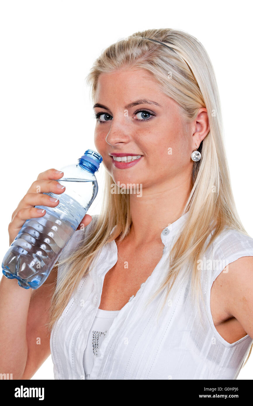 Plastikflasche woman hi-res stock photography and images - Alamy