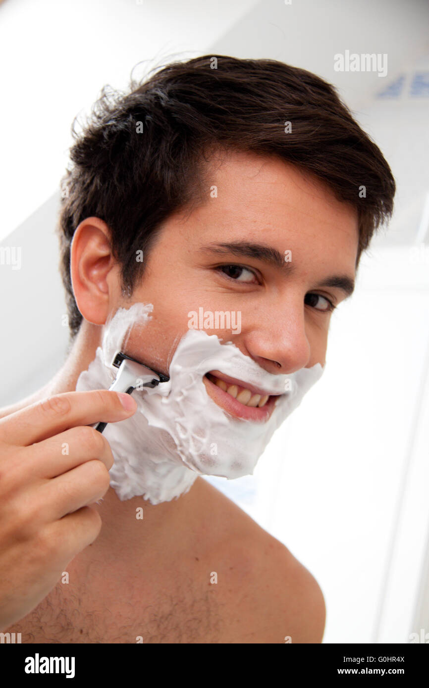 Wet shave hi-res stock photography and images - Alamy