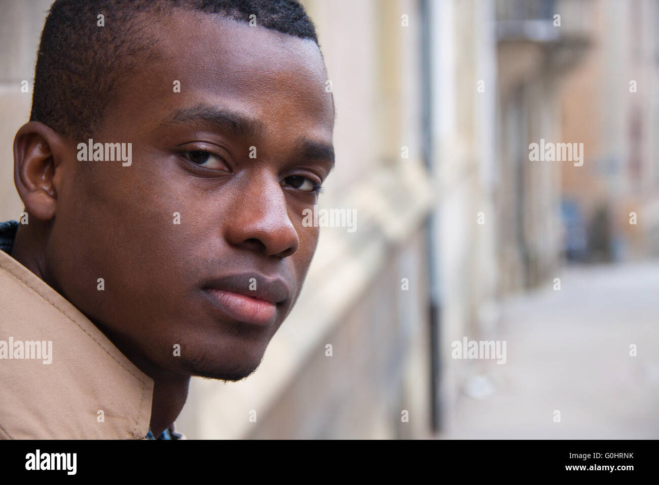 portrait of a black guy with beautiful face Stock Photo - Alamy