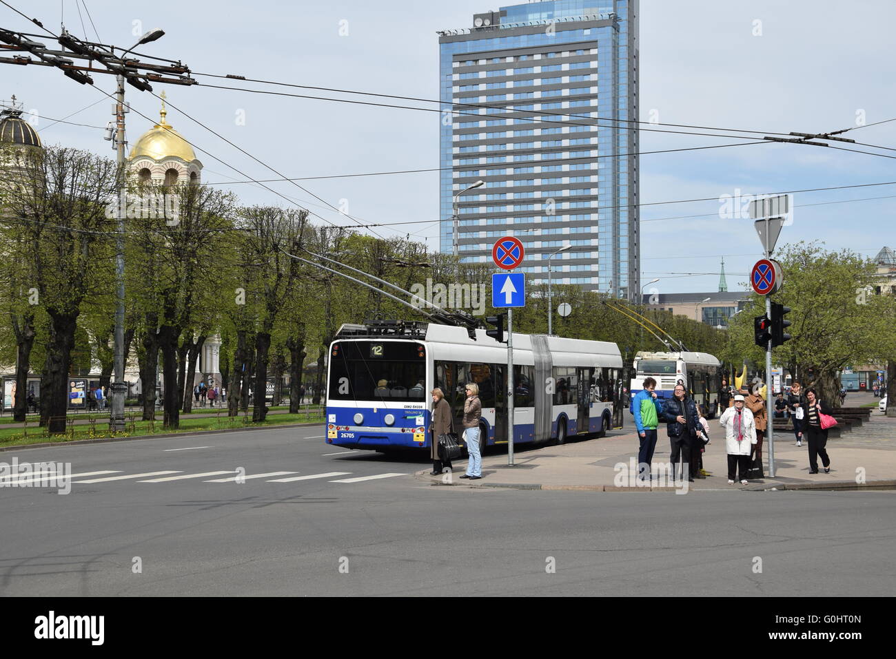 Buses in riga hi-res stock photography and images - Alamy