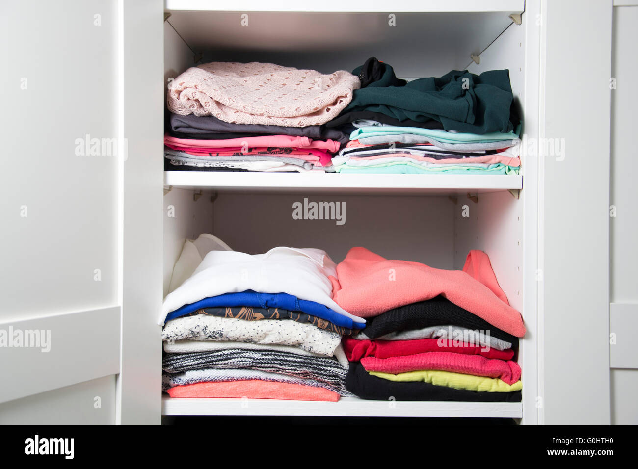 Tidy wardrobe hi-res stock photography and images - Alamy