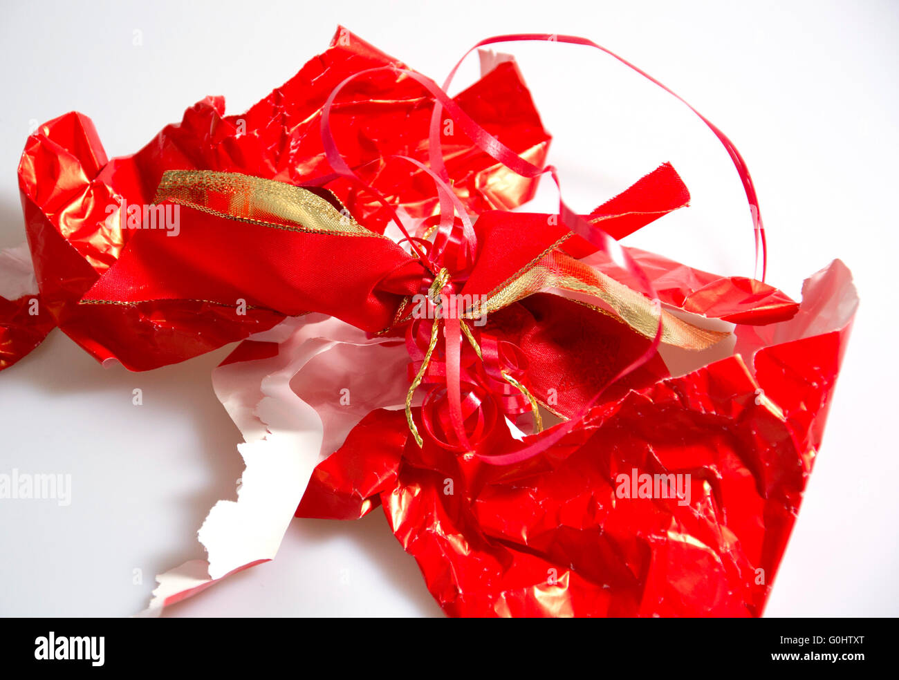 Torn gift hi-res stock photography and images - Alamy